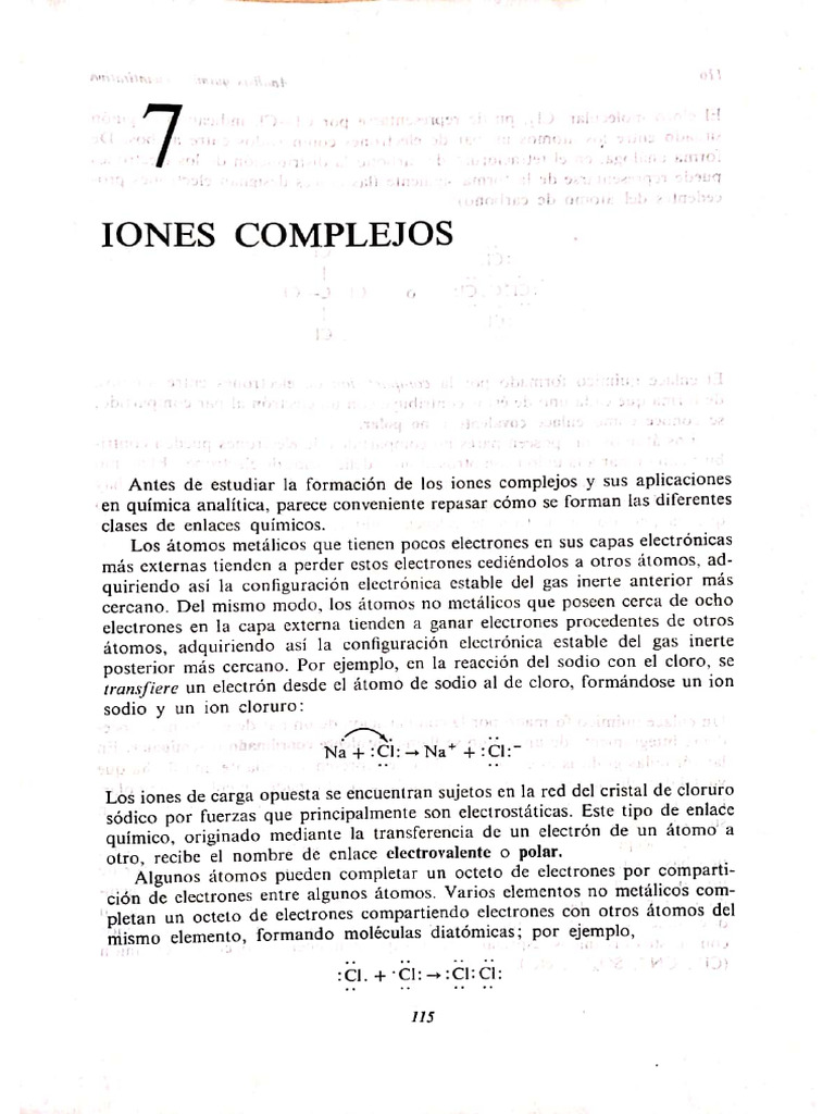 Iones de Coordinación | PDF