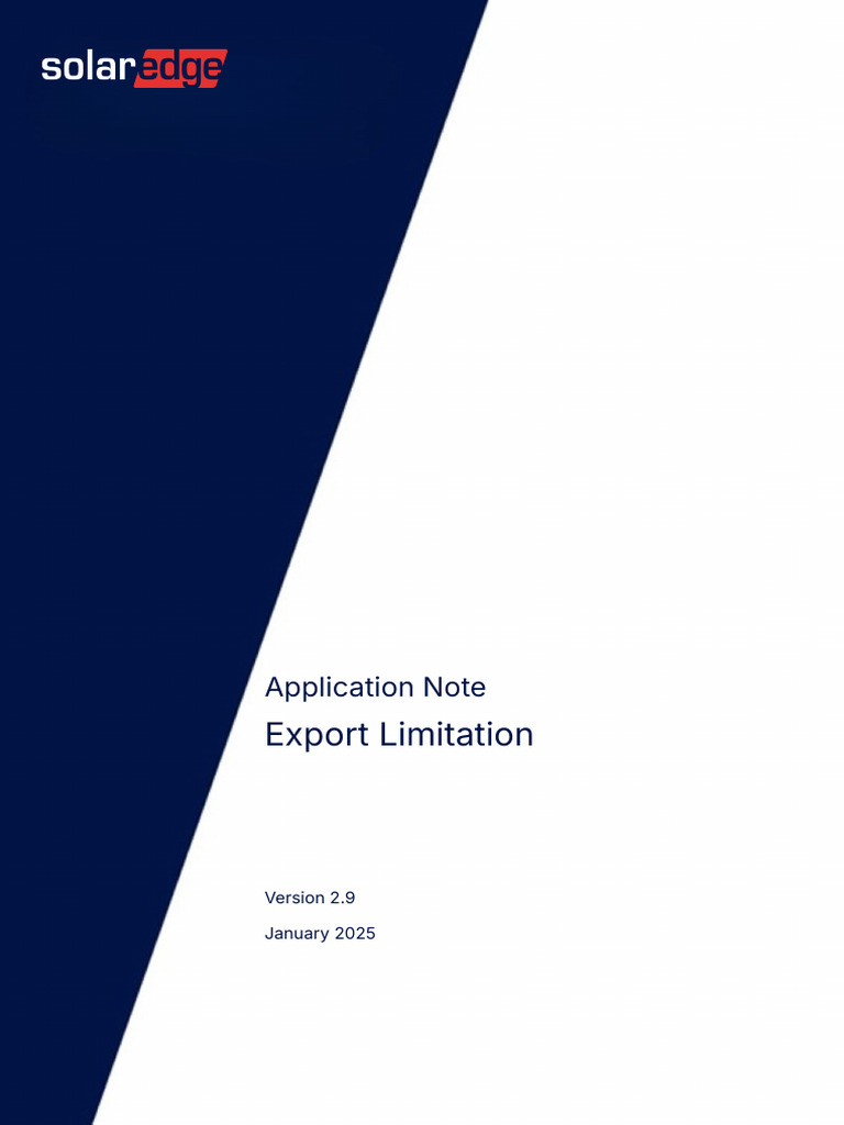 Feed-In Limitation Application Note | PDF | Power Inverter ...