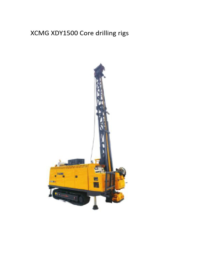 XCMG XDY1500 Core Drilling Rigs | PDF