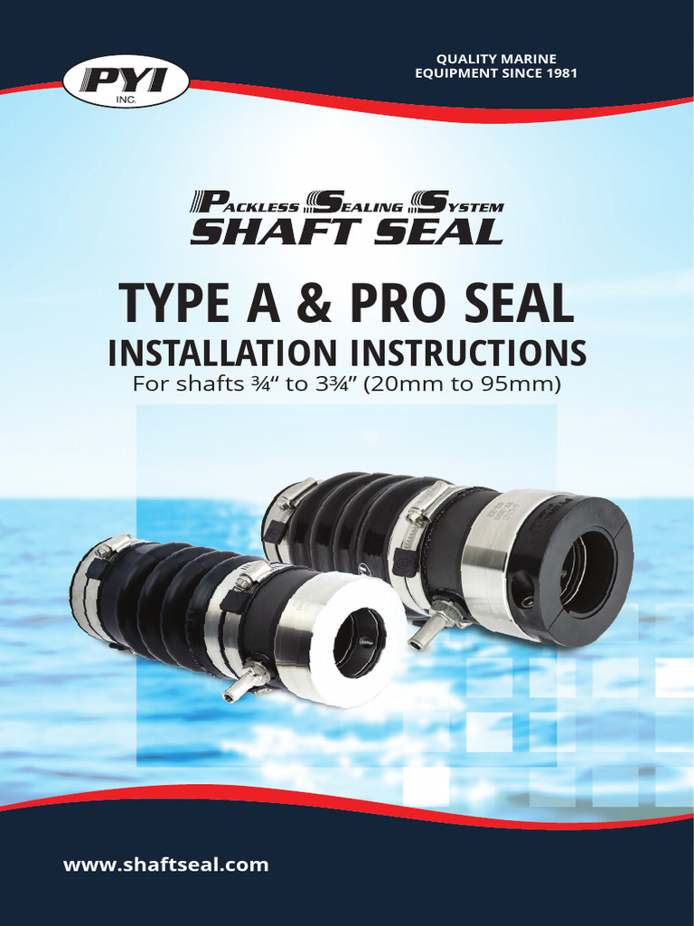 Pss Type A Pro Seal Instructions | PDF | Legal Liability | Screw