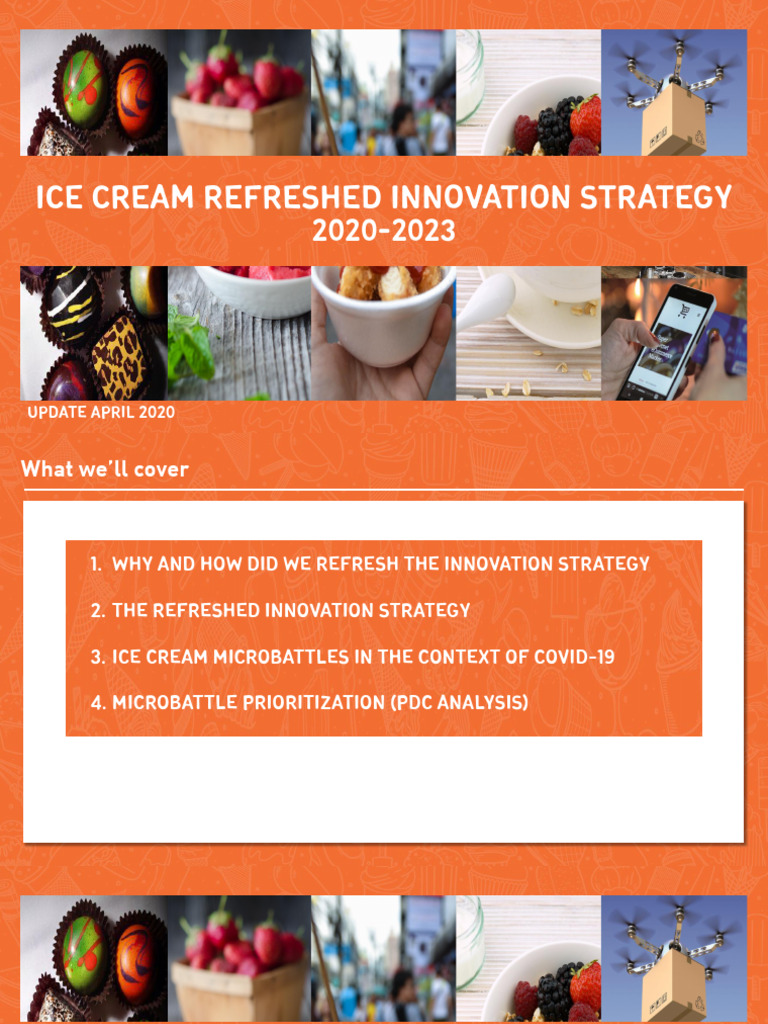 Ice Cream Innovation Strategy and Demand Space 2020 - 2023 | PDF ...