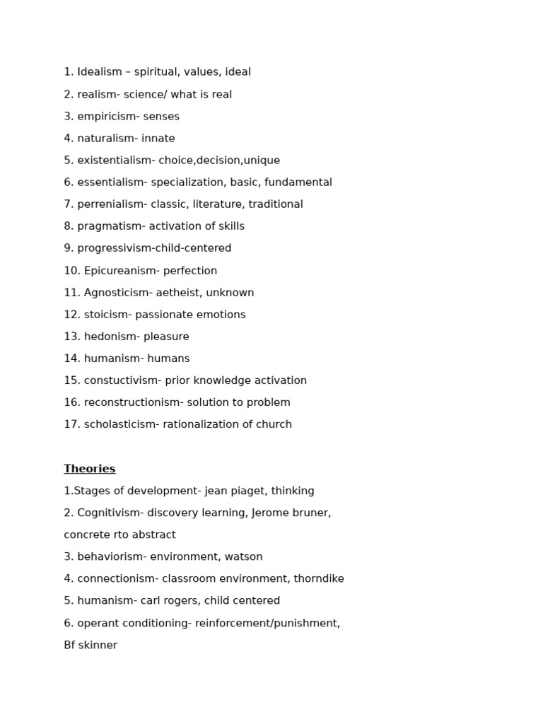 PROF ED 1 | PDF | Curriculum | Classical Conditioning