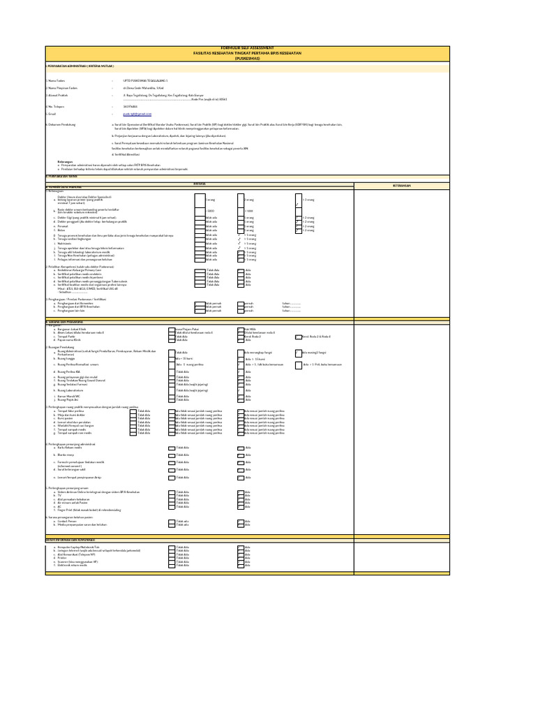 SELF Rekredensialing FKTP 2024 | PDF