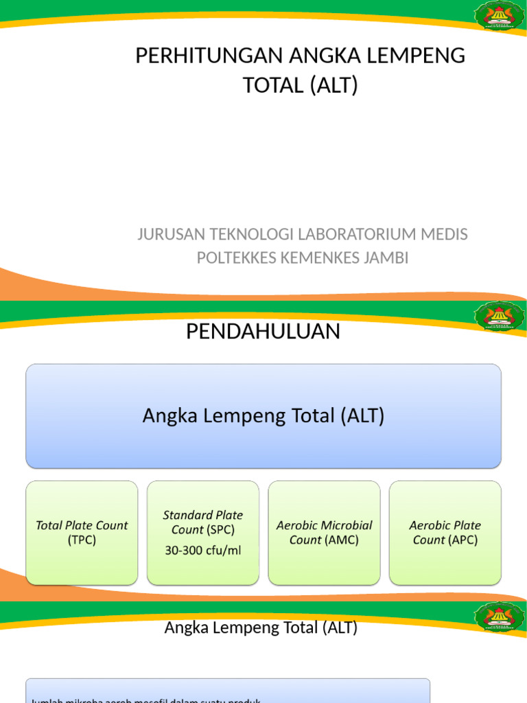 Panduan Perhitungan ALT | PDF