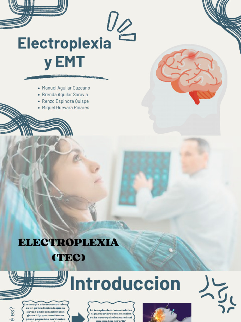 Electroplexia y EMT | PDF | Terapia electroconvulsiva | Trastorno depresivo mayor