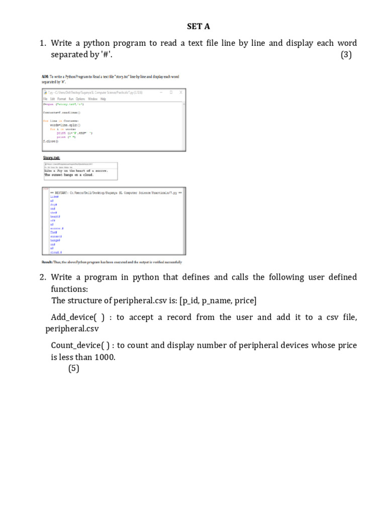 Python and SQL Programming Exercises | PDF | Sql | Letter Case