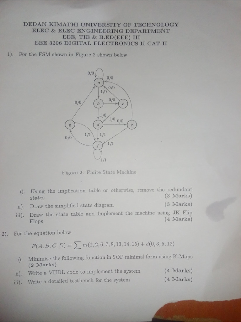 Cat 2 Digital Electronics | PDF