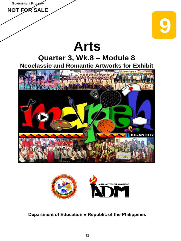 Arts9 q3 Mod8 NeoclassicAnd-RomanticArtworksForExhibit v4 | PDF | Romanticism | Knowledge