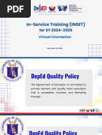 Orientation On INSET 2025 - NEAP CO | PDF | Computing | Internet