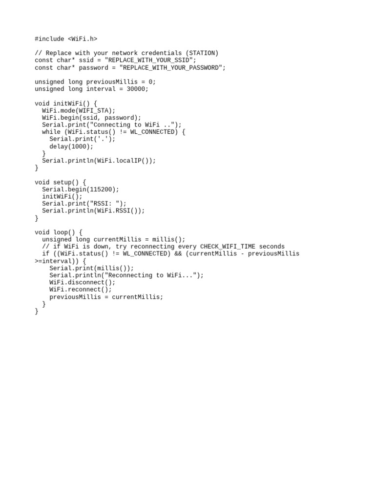 Esp32 Connect Wifi | PDF Esp32 Connect Wifi | PDF