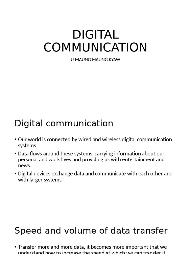 Digital Communication | PDF | Radio | Computer Network