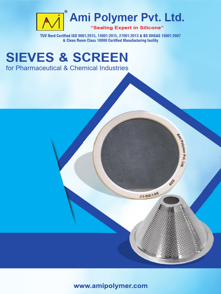 Sieves New Design 25-06-19 V10-Compressed | PDF | Silicone | Insulator ...