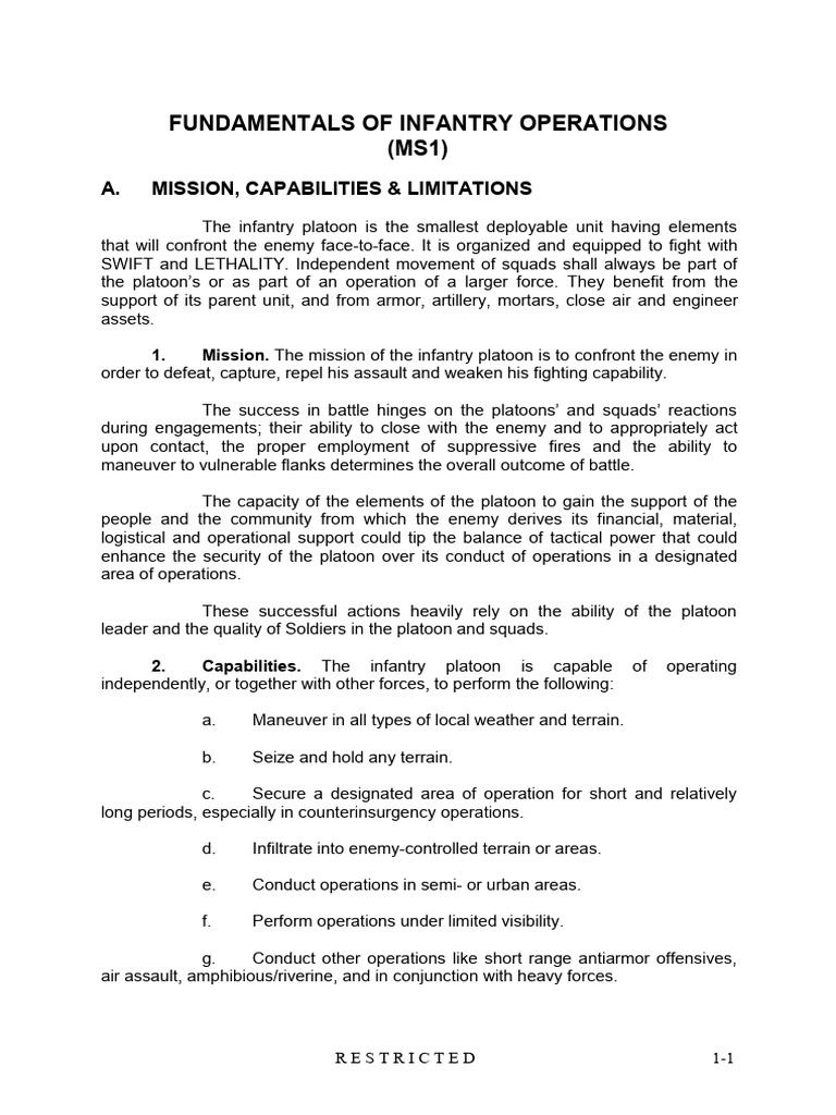 ROTC PDF | PDF | Platoon | Sergeant