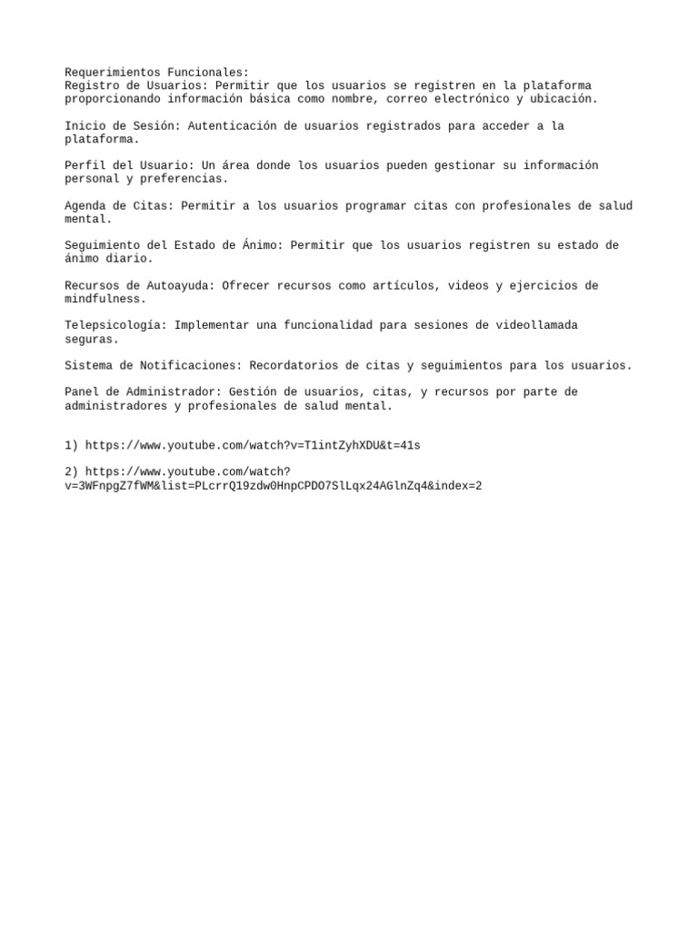 _Requerimientos_funcionales_PG | PDF