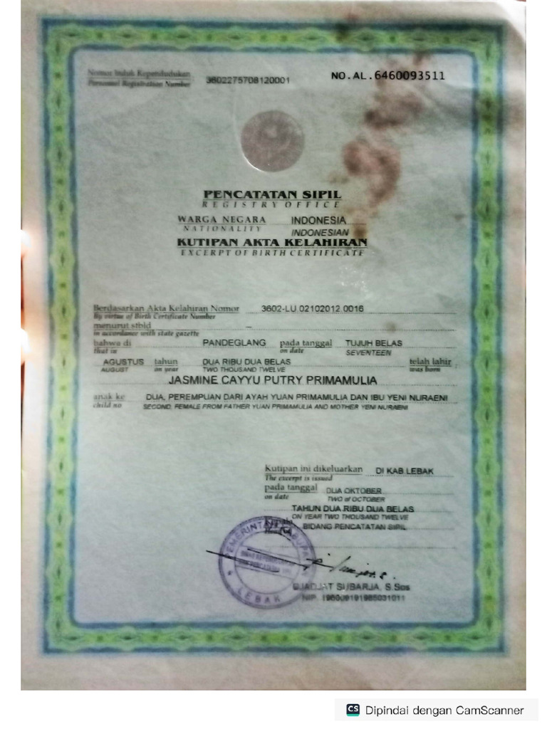 Akte Dede Ayaz | PDF