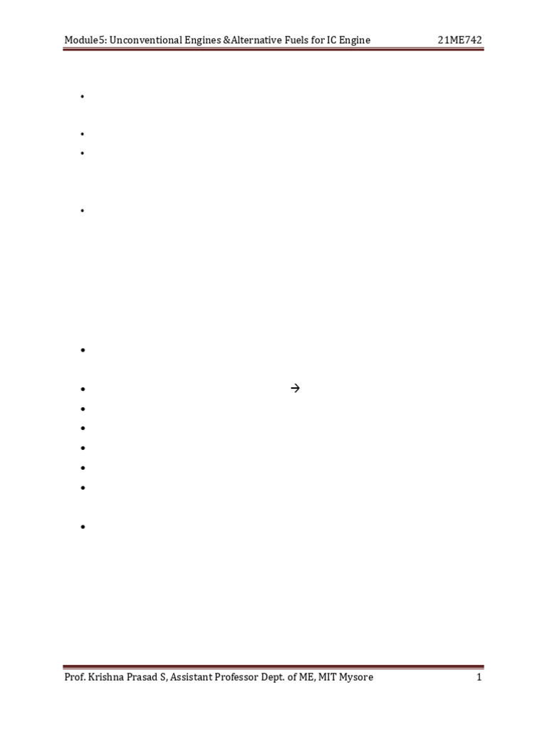 TDIC Module 5 Completed | PDF | Biofuel | Internal Combustion Engine