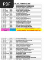 VTU College USN Number Guide | PDF | Engineering | Educational Institutions