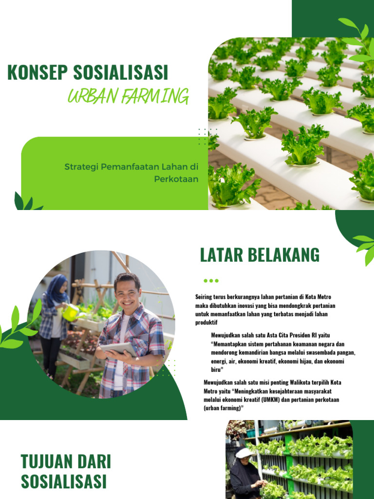Konsep Sosialisasi Urban Farming | PDF