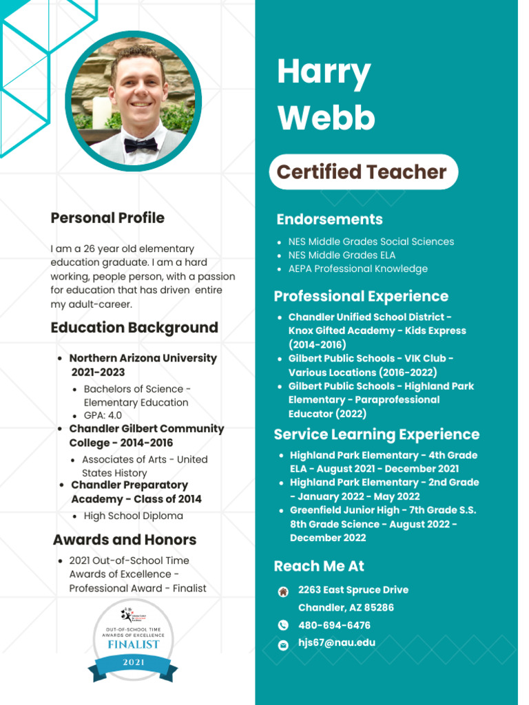 Harry Webb Professional Bio | PDF