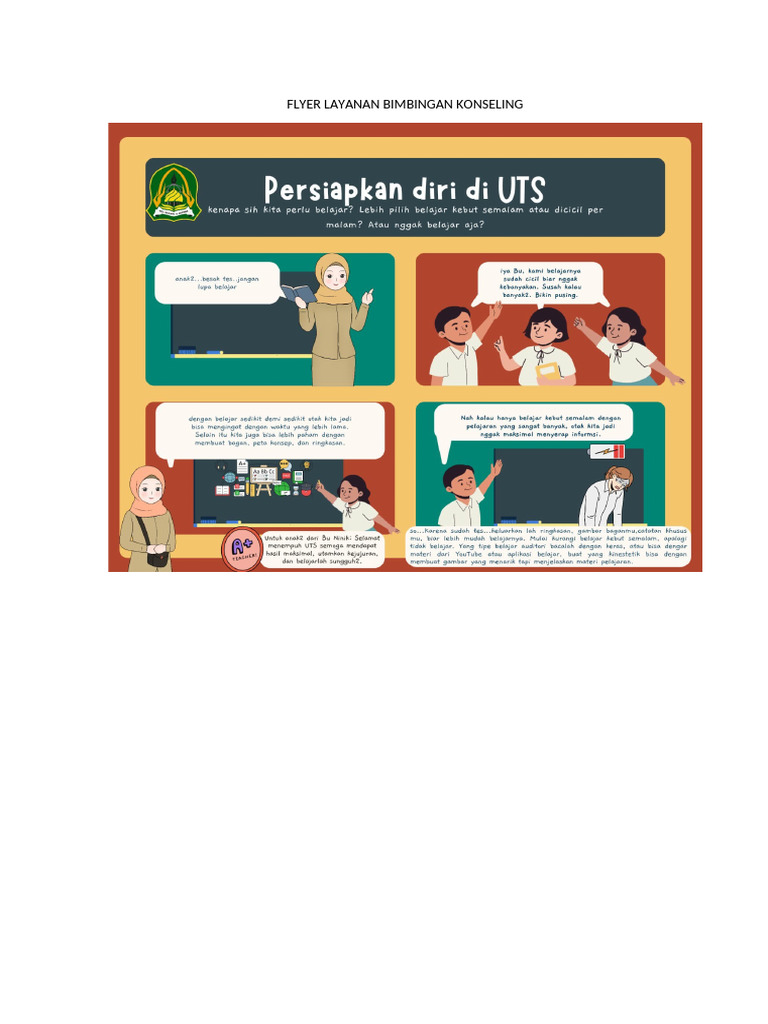 Flyer Layanan Konseling | PDF