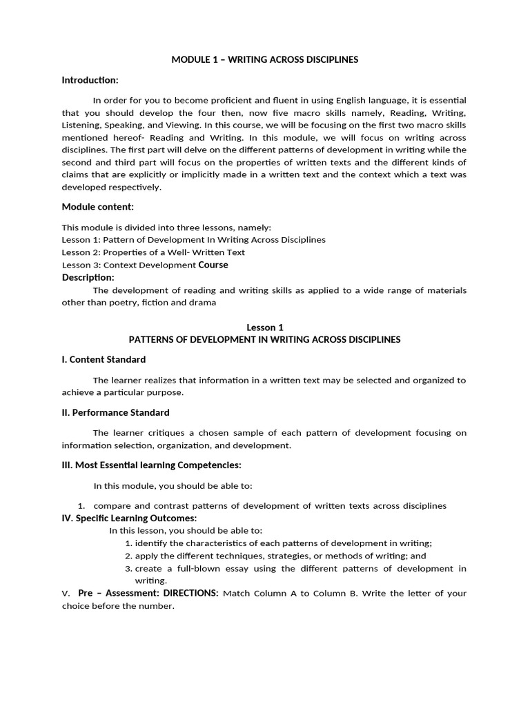 Pdfcoffee.com Reading and Writing Skills Module 1 Shs PDF Free | PDF | Linguistics