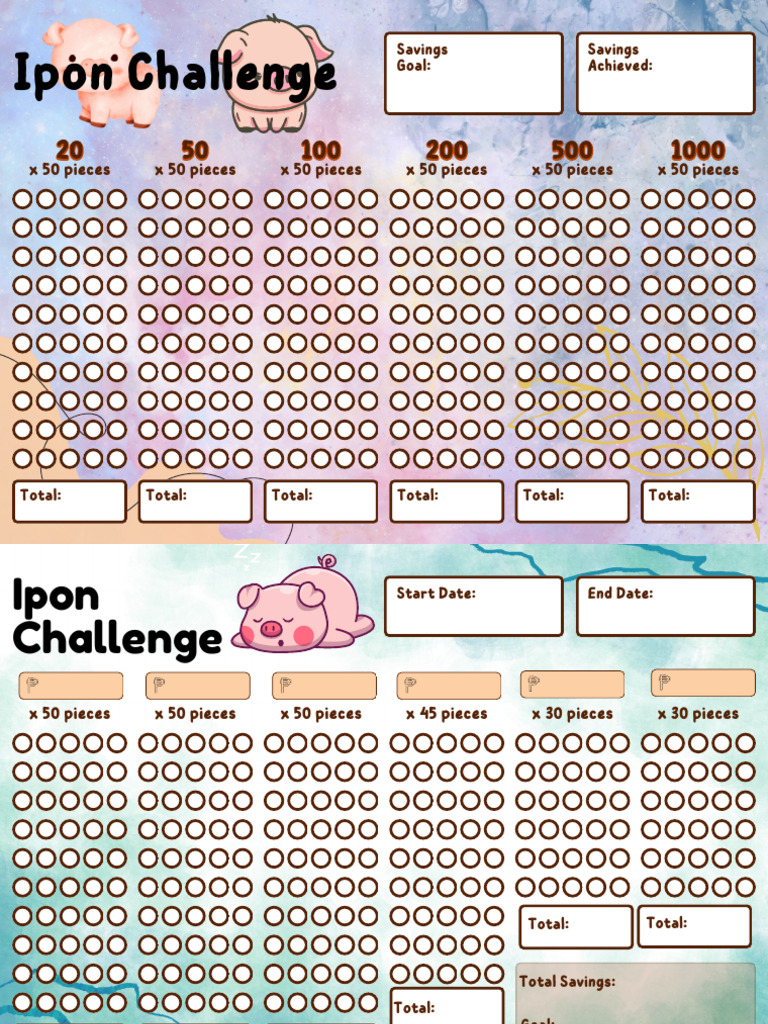 Ipon Challenge | PDF