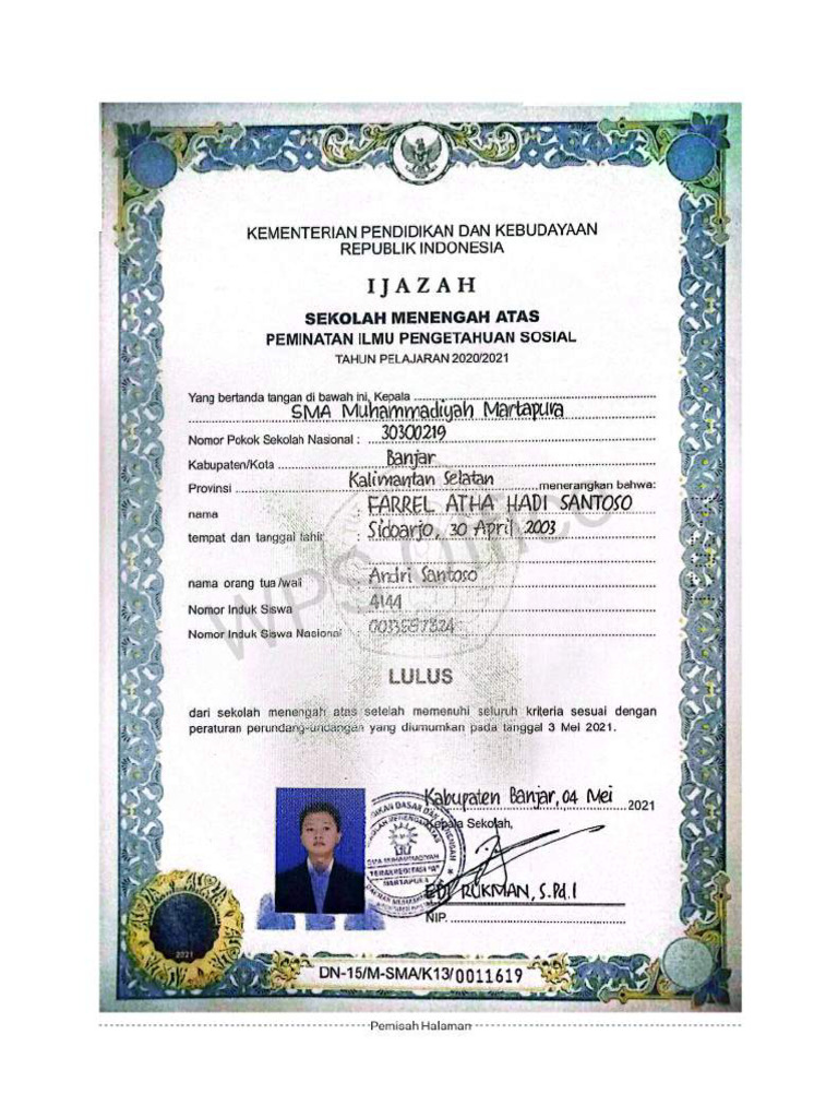 PDF Ijazah | PDF