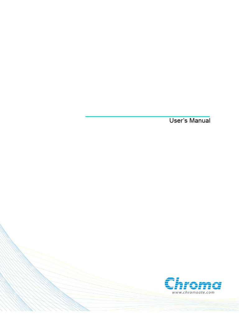 Chroma 19055_19055-C | PDF | High Voltage | Fuse (Electrical)