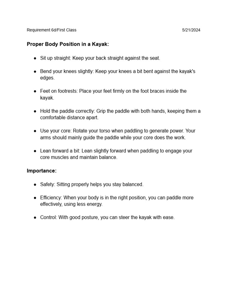 Requirement 6d - First Class | PDF