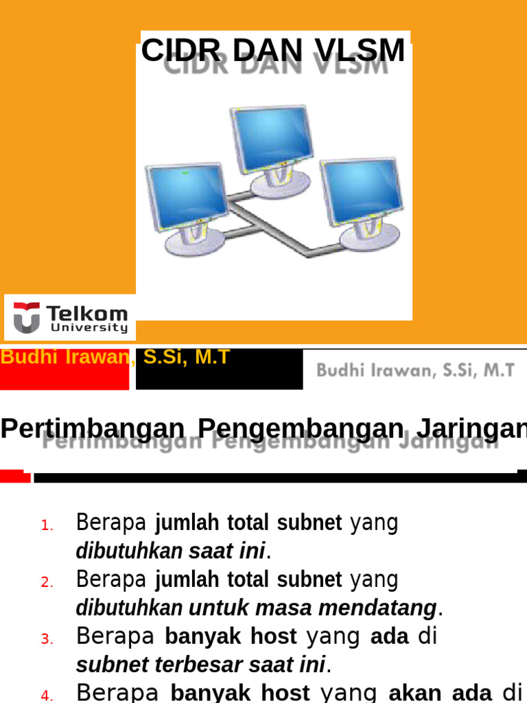 BAHAN AJAR CIDR Dan VLSM | PDF