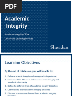 Academic Integrity Quiz Insights | PDF | Academic Integrity | Plagiarism