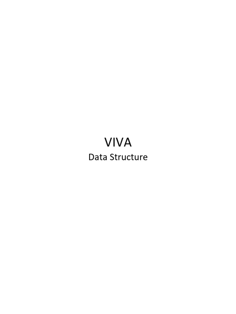 Viva Pdf Queue Abstract Data Type Algorithms And Data Structures 2325