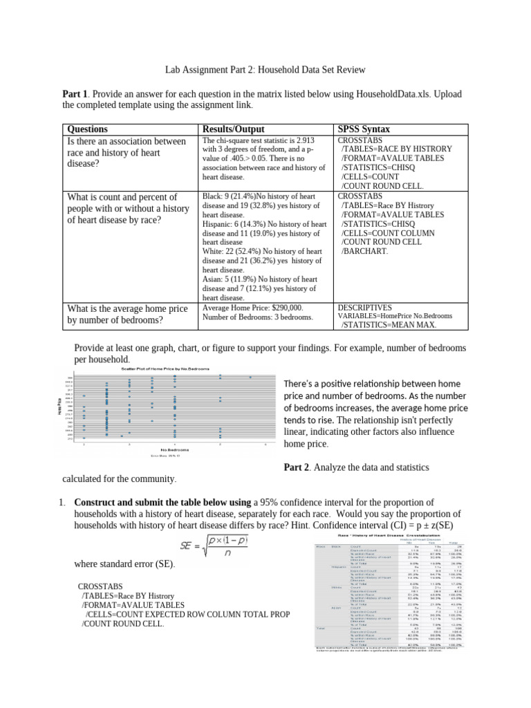 Lab2 PBHE520 Yeilan Gonzalez Ramon | PDF | Statistics | Spss