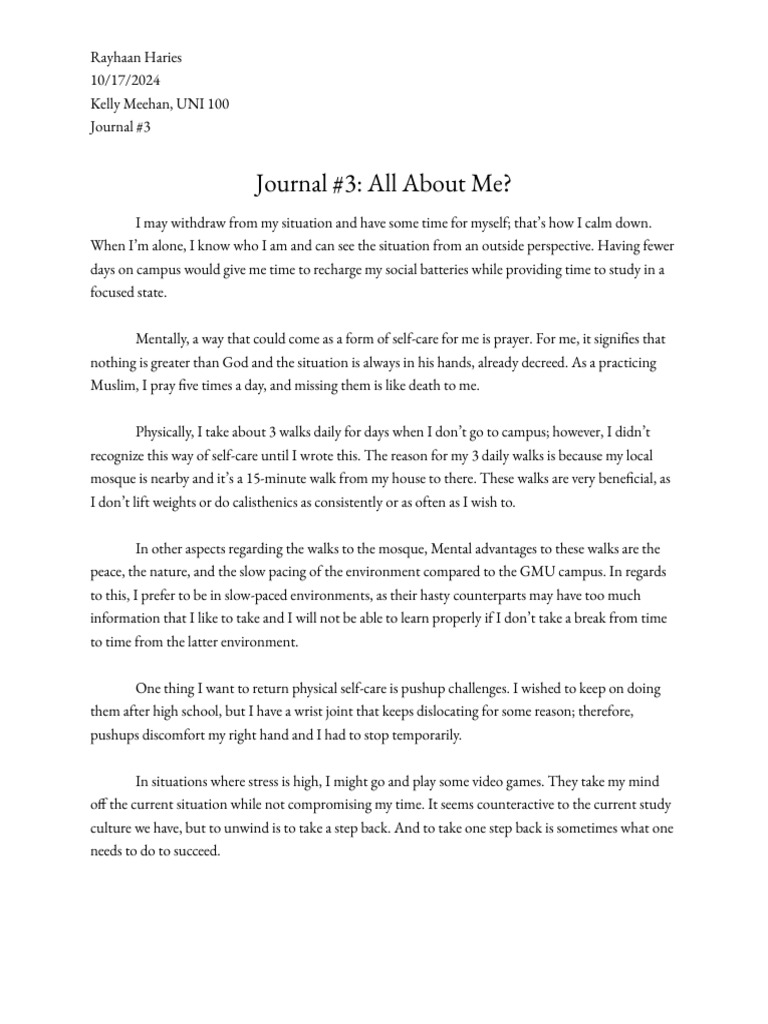 Journal #3 | PDF