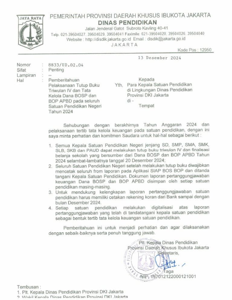 SRT TTP Bku BOSP BOP Tw4 2024 | PDF