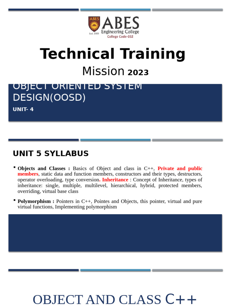 Object-Oriented System Design in C++ | PDF | Class (Computer Programming) | C++