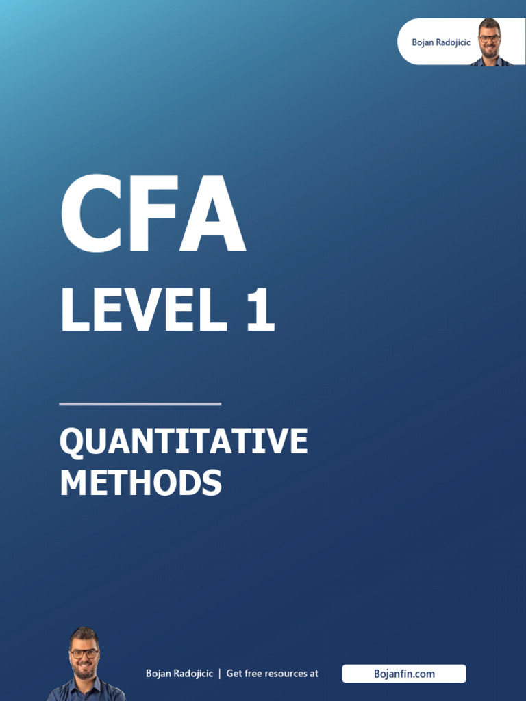 CFA Level I Quantitative Methods 1726967589 | PDF | Errors And ...