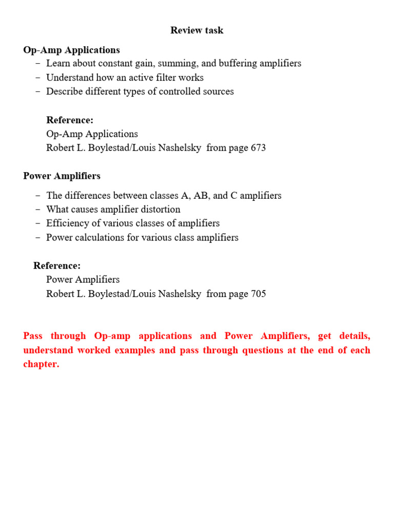 TN 212 - Review Task | PDF