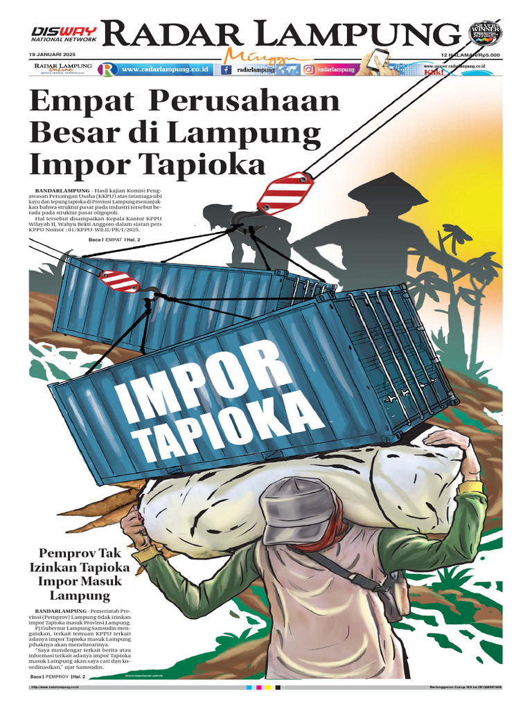 Radar Lampung, Ahad 19 Januari 2025 | PDF