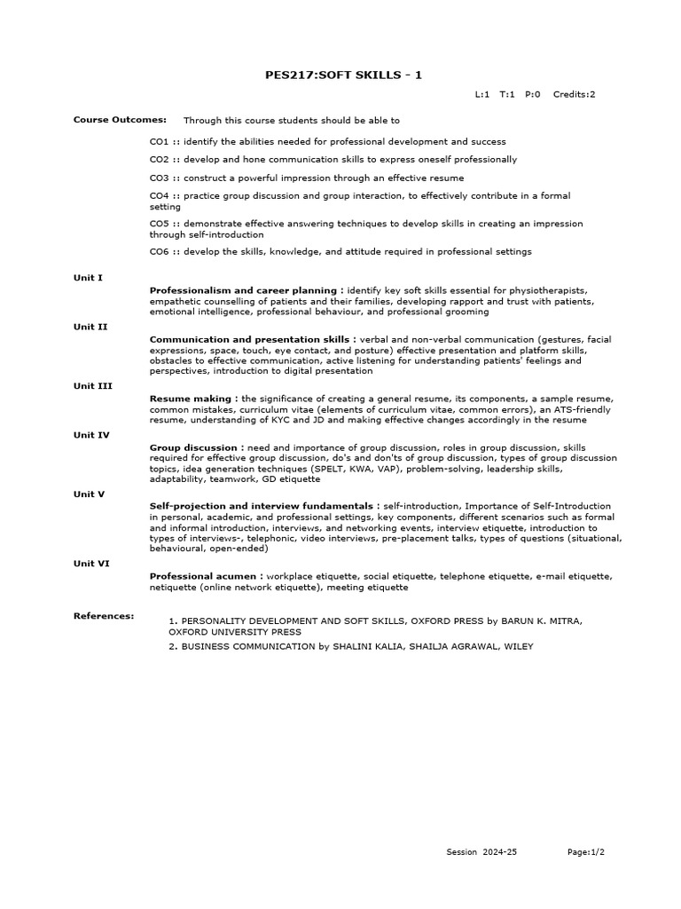 FRM Course Syllabus IPDownload | PDF | Communication | Skill