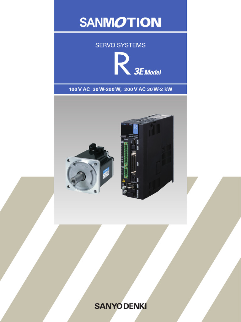SANMOTION R 3E Model Catalogue E-1147615 | PDF | Amplifier | Servomechanism
