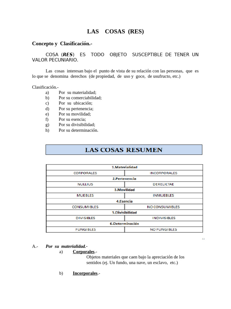 Las Cosas | PDF | Propiedad | Bienes (Ley)