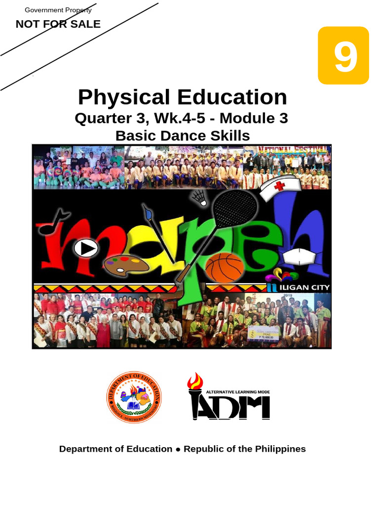Pe9 q3 Mod3 BasicDanceSkills v4 | PDF | Foot | Anatomical Terms Of Motion