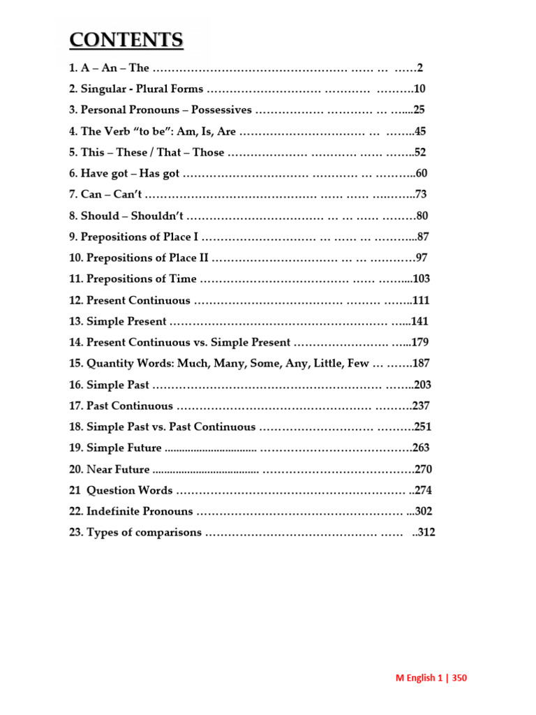 Grammar Basic 2 | PDF