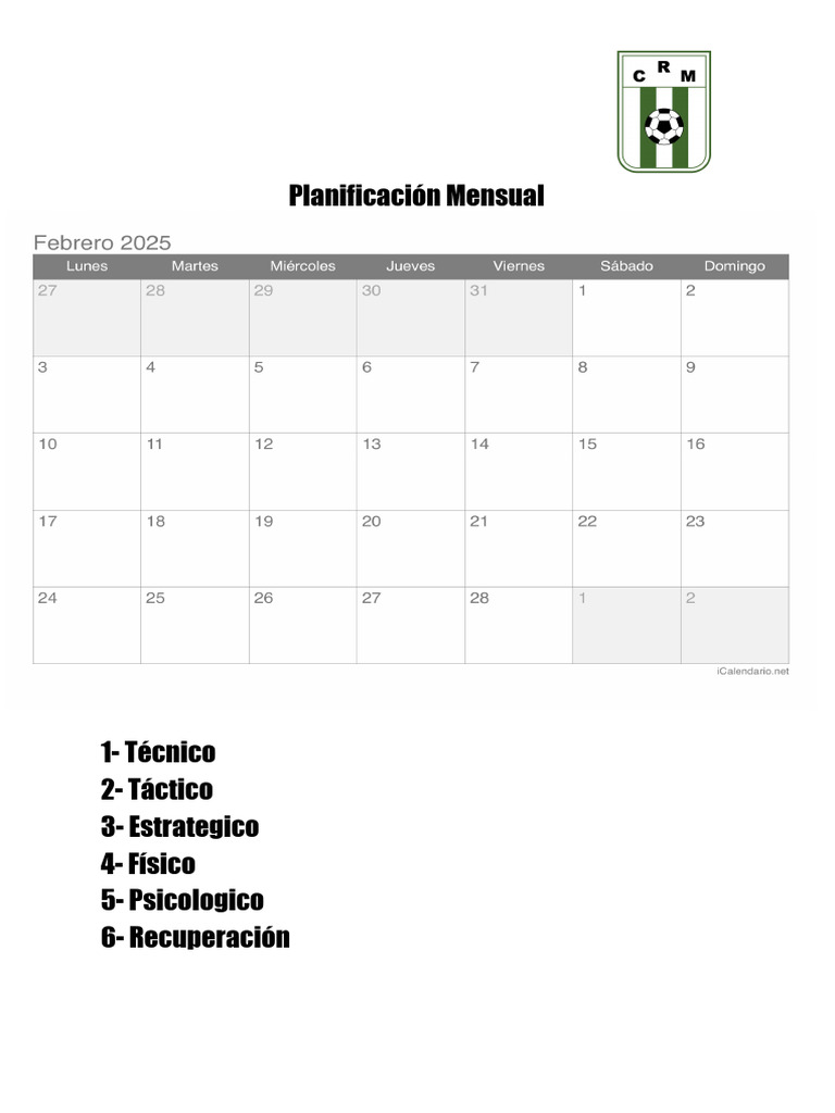 Planificación Mensual: Enfoques Clave | PDF