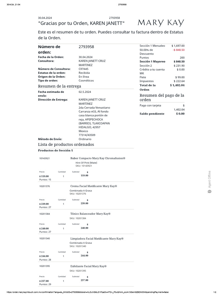 Orden MK | PDF
