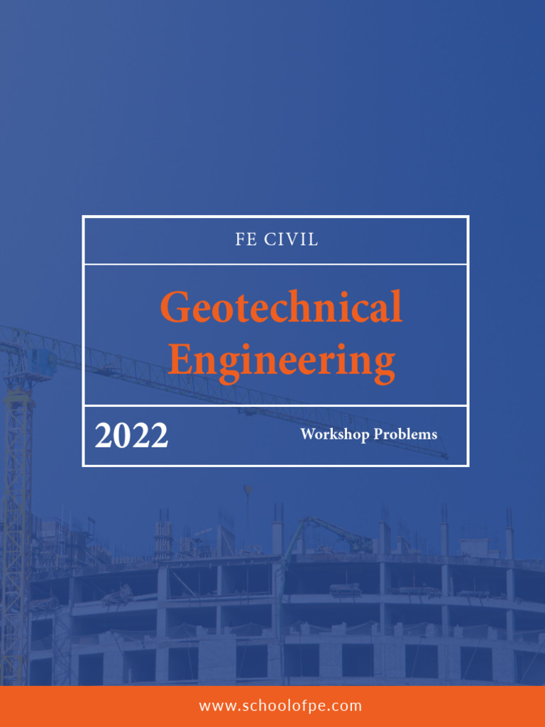 Geotechnical - Workshop Problems | PDF | Horticulture | Civil Engineering