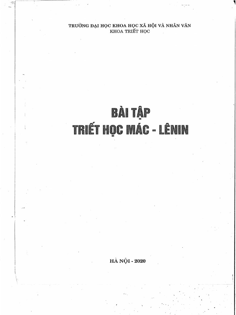 Sách Bài Tập THML Tham Khảo | PDF