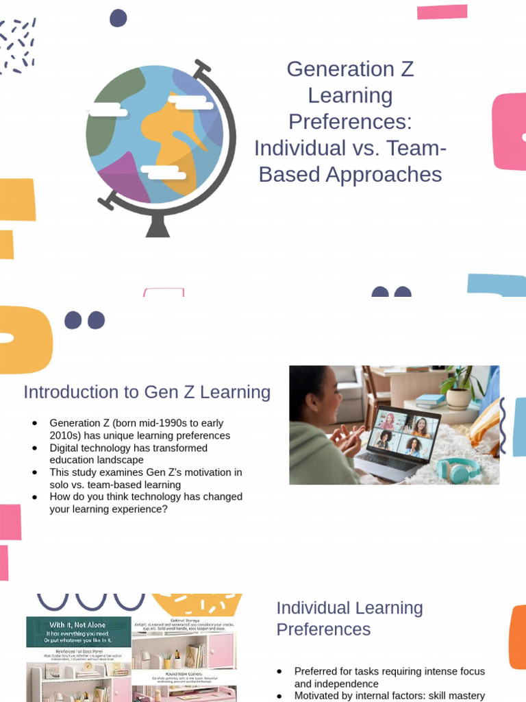 Generation Z Learning Preferences - Individual vs. Team-Based Approaches | PDF