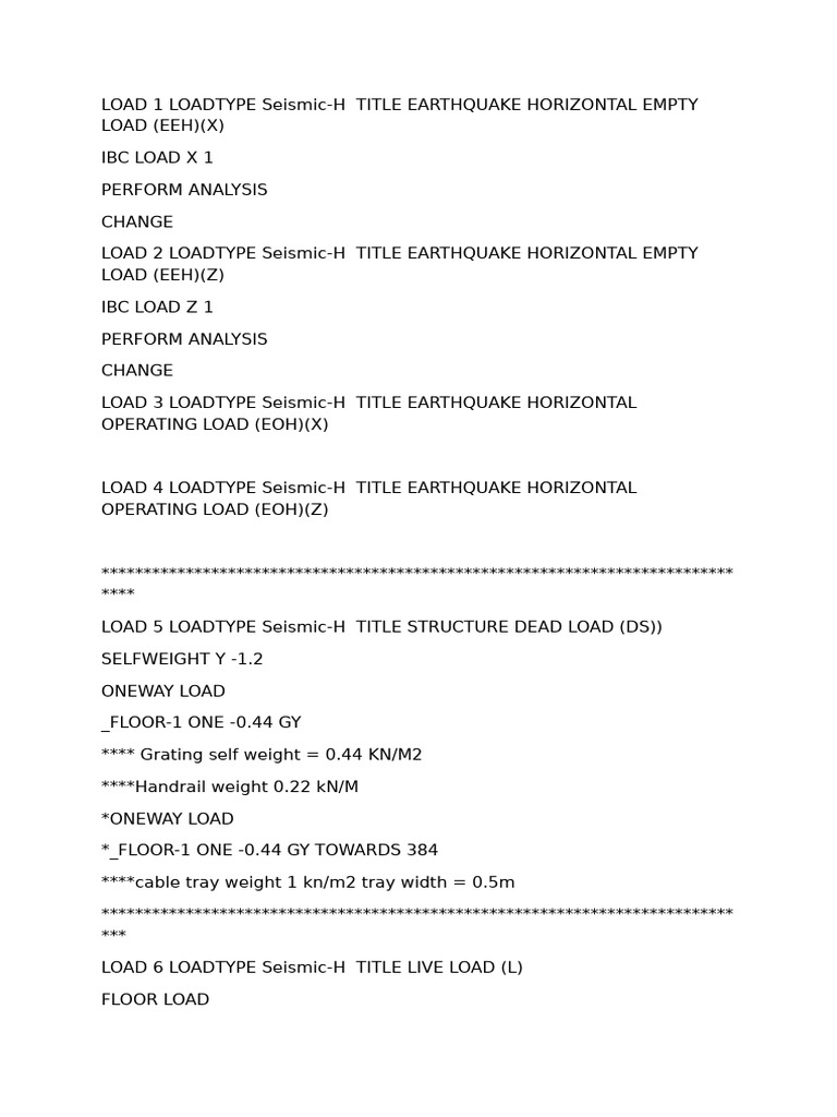 Load Combination (1) | PDF | Civil Engineering | Building Engineering